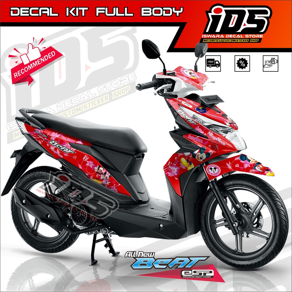 Jual Stiker Decal Beat Esp Full Body Variasi Dekal Beat Street/Esp Fi ...