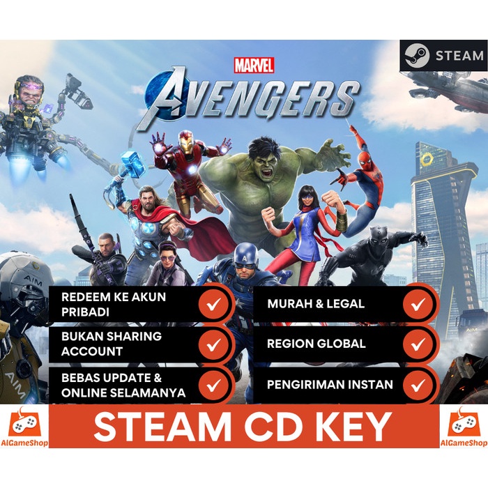 Jual Marvel's Avengers Original PC Games Steam | Shopee Indonesia