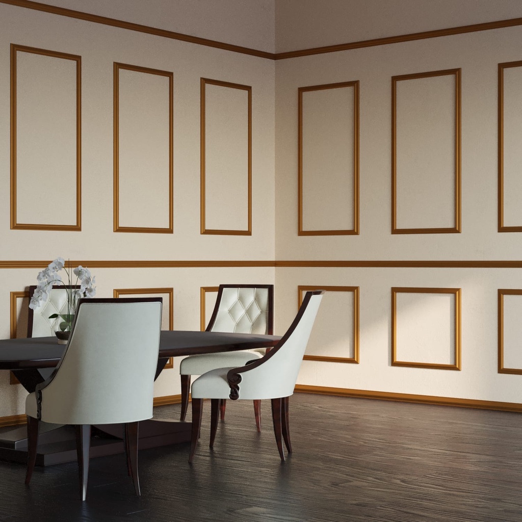 Jual Wall Moulding List Kayu List Dinding Profil Kayu Mahoni Solid ...