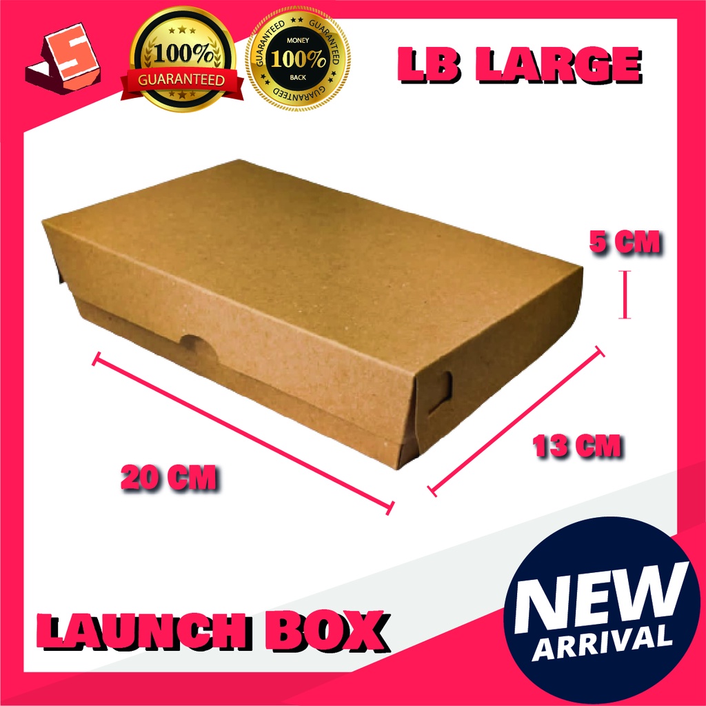 Jual Lunch Box Paper L, Lunch Box, Paper Lunch Box Large, Kemasan Dus ...