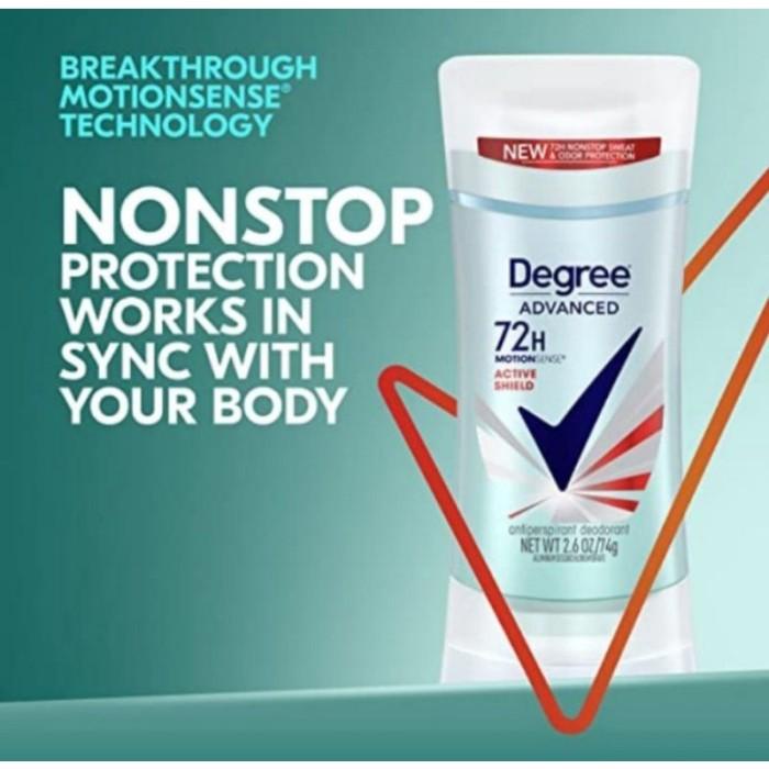 Jual Degree deodorant advanced 72H motion Active Shield antiperspirant ...