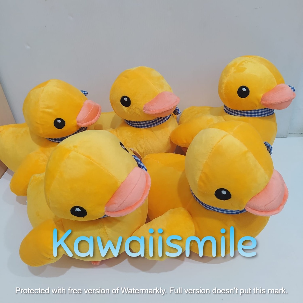 Jual KS/Boneka Plush Toys Bebek Kuning Yellow Little Duck Piyo Piyo Dasi Pita Kotak Soft ...