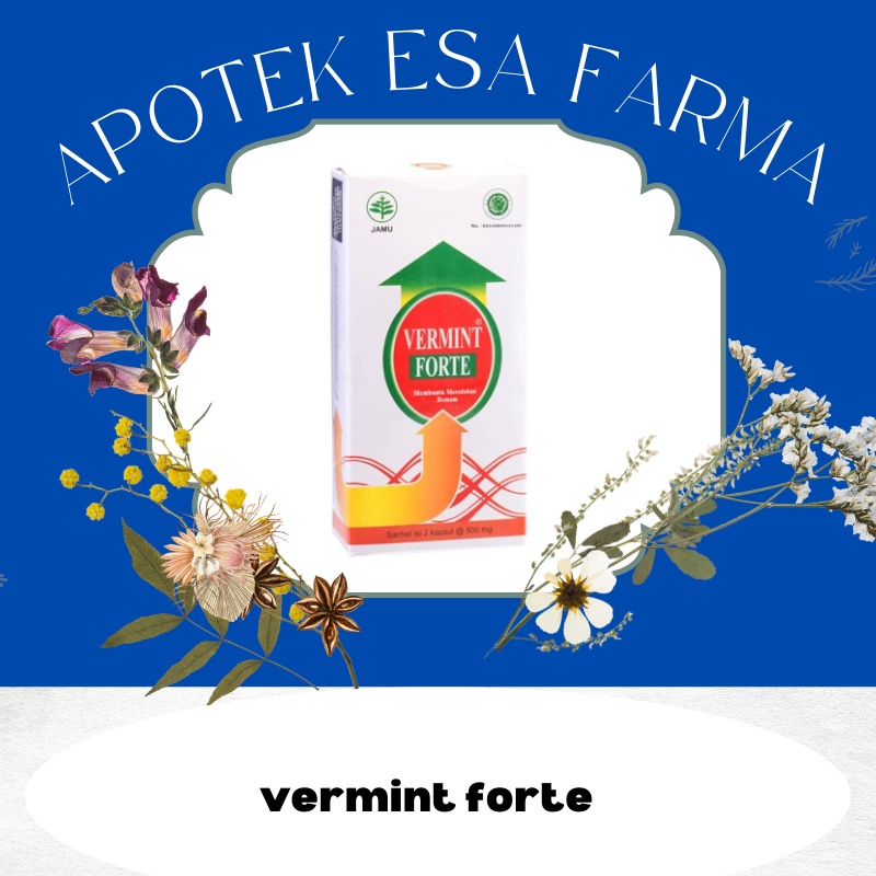 Jual VERMINT FORTE isi 15&30 kapsul - herbal untuk daya tahan tubuh dan ...