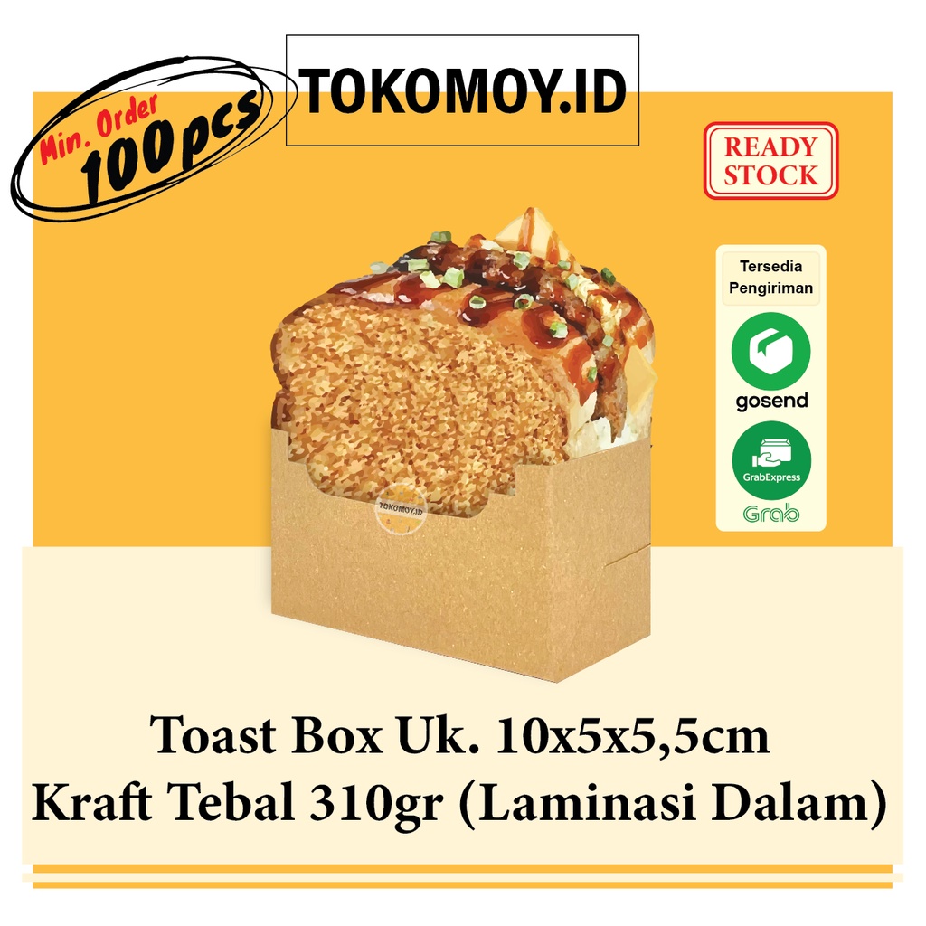 Jual Toast Box / Kotak Roti Panggang / Dus Roti Bakar Cromboloni ...