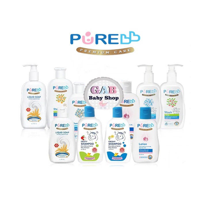 Jual Pure BB BODY WASH SHAMPOO LIQUID SOAP Sensitive Skin Sabun Mandi ...