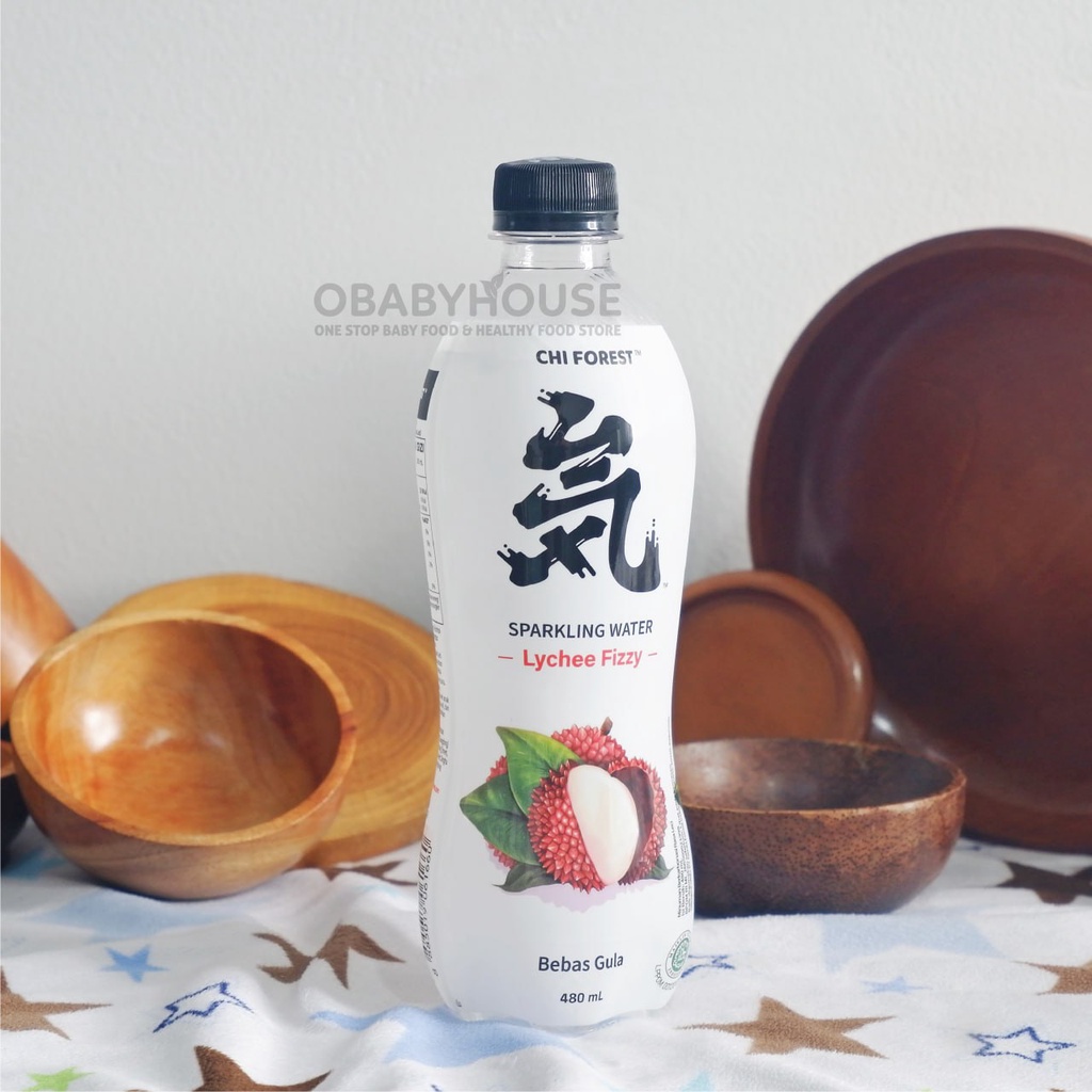 Jual Chi Forest Sparkling Water Lychee Fizzy Air Soda 480 ml | Shopee Indonesia