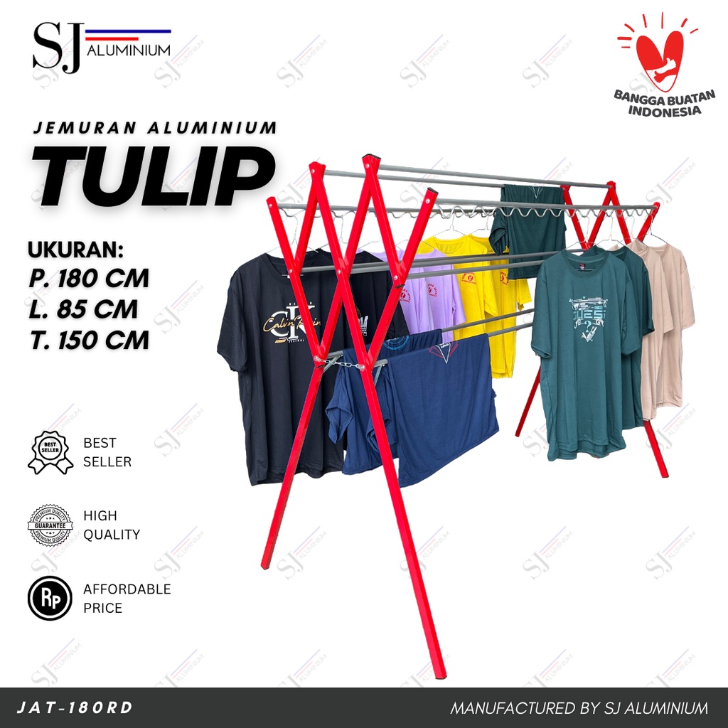 Jual Jemuran Aluminium / Jemuran Baju / Rak Handuk / Jemuran Pakaian ...
