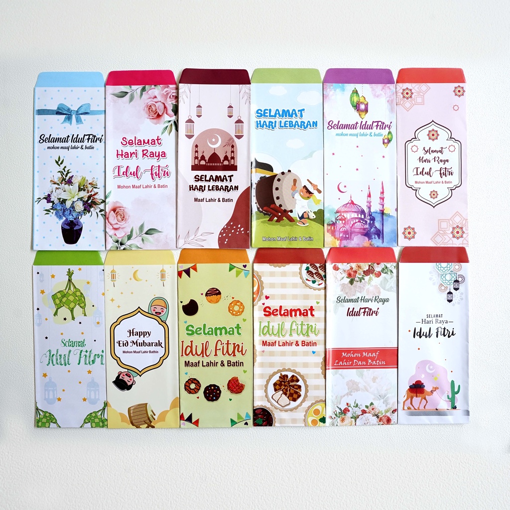 Jual MOTIF IDUL FITRI AMPLOP PREMIUM LEBARAN ECER BESAR | Shopee Indonesia