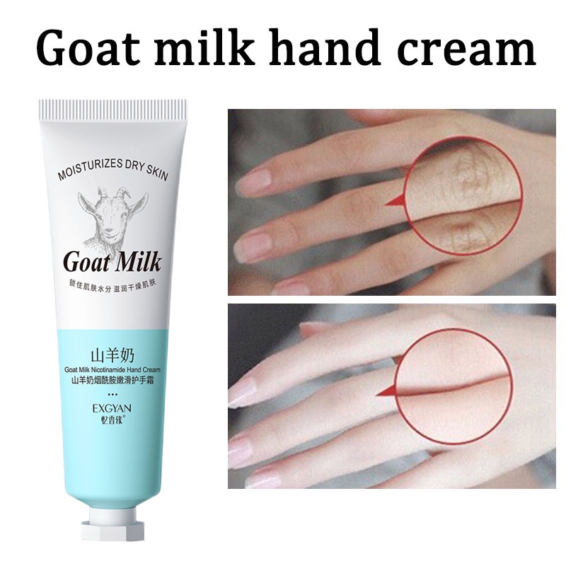 Jual Goat milk hand cream Niacinamide Susu Kambing Handcream Pemutih ...