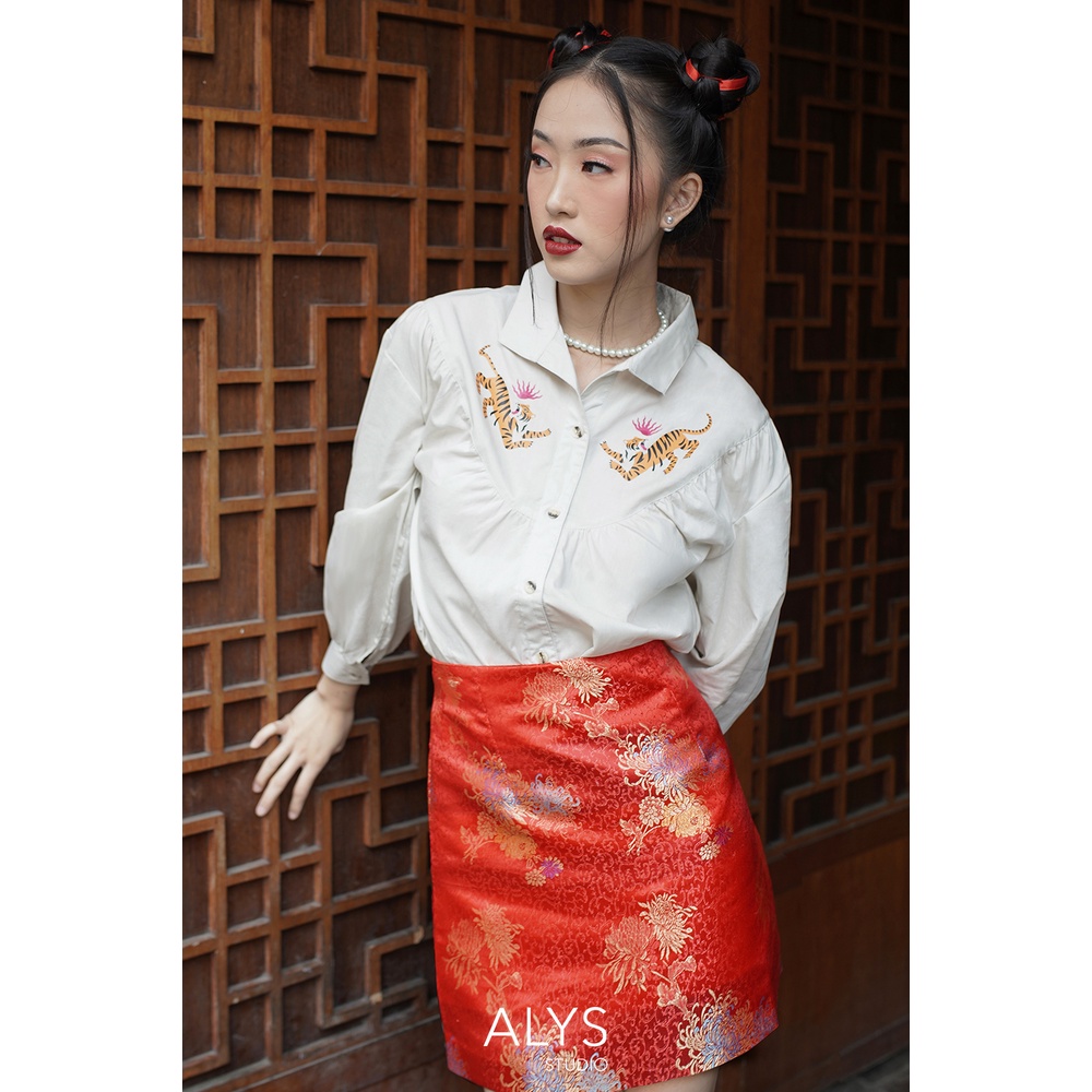 Jual Alys Studio Kemeja Tiger Lengan Panjang | Shopee Indonesia