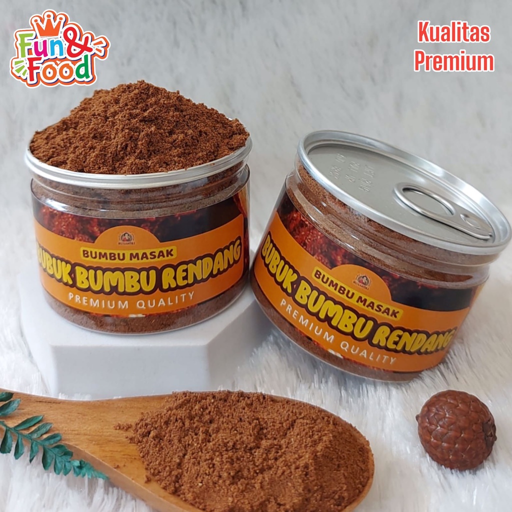 Jual Can Rempah Bumbu Rendang Spesial Asli Minang Bubuk Masak Rendang ...