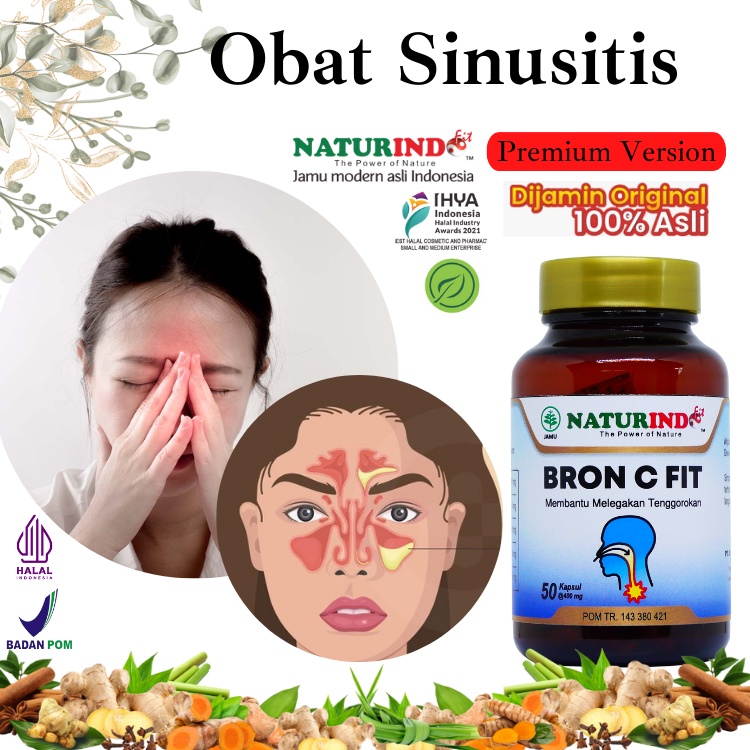 Jual Obat Sinusitis Polip Hidung Pilek Menahun Mimisan Rhinitis Radang ...
