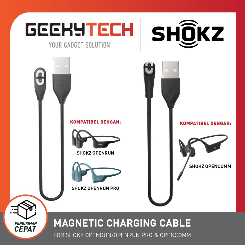 Jual Shokz Charging Cable OpenRun/ OpenComm/ OpenRun Pro/ OpenRun Mini ...