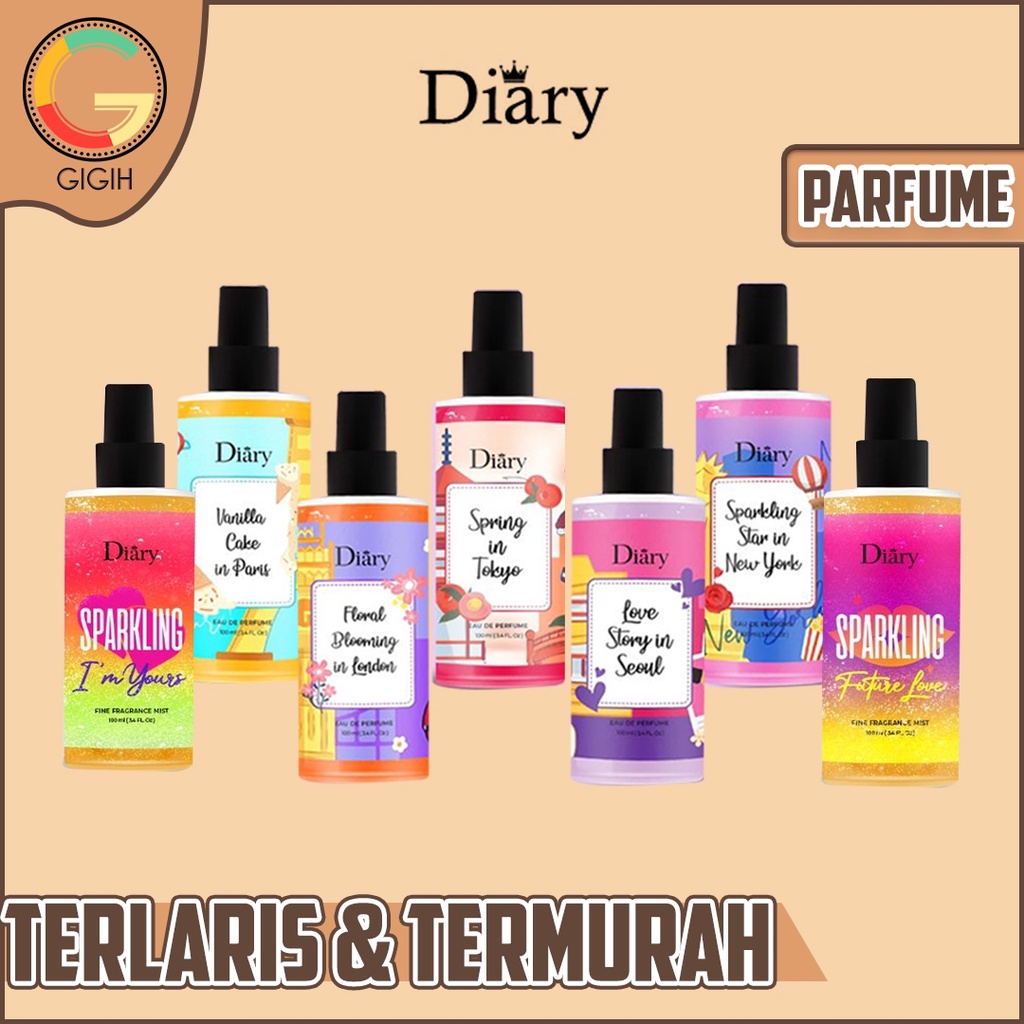 Jual DIARY PARFUME EDP EAU DE / SPARKLING FINE FRAG PARFUME 100ML ...