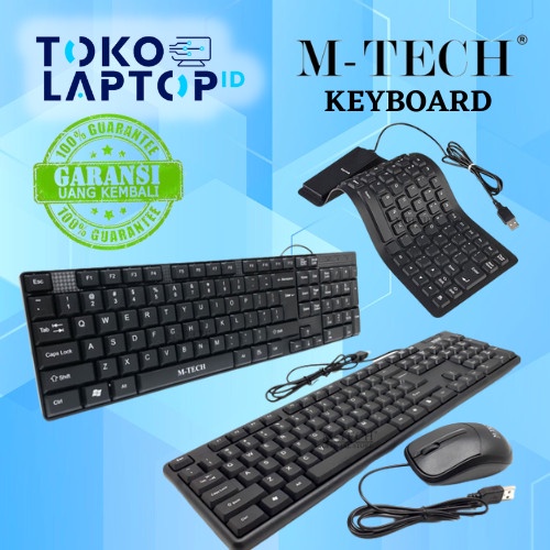 Jual M-Tech Keyboard Original Standard Kabel Combo Mousepad Mouse ...