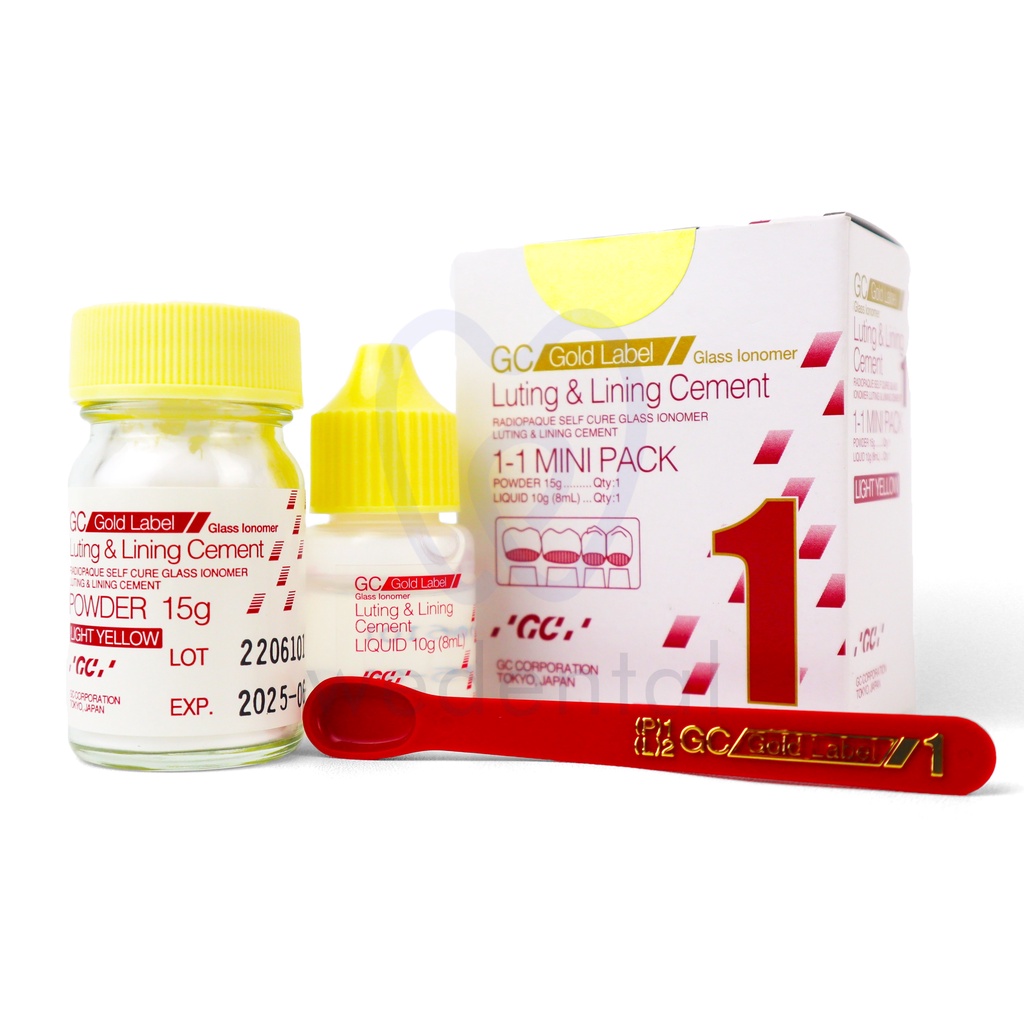 Jual GC Fuji 1 Mini Pack LUTING & LINING Cement Gold Label | Shopee ...
