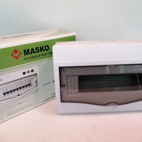 Jual MASKO BOX MCB 12 GRUP 9812 / BOX MCB isi 12 Tanam Tempel IB OB SNI ...