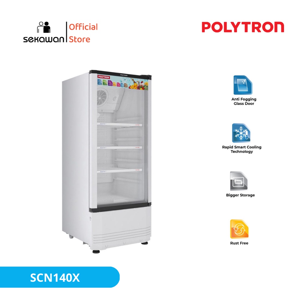 Jual POLYTRON Showcase 190 Liter SCN 140X | Shopee Indonesia