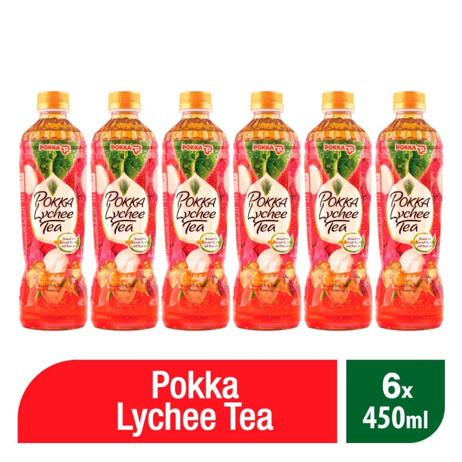 Jual Pokka Lychee Tea - 450 ML ( 6 Pcs ) | Shopee Indonesia