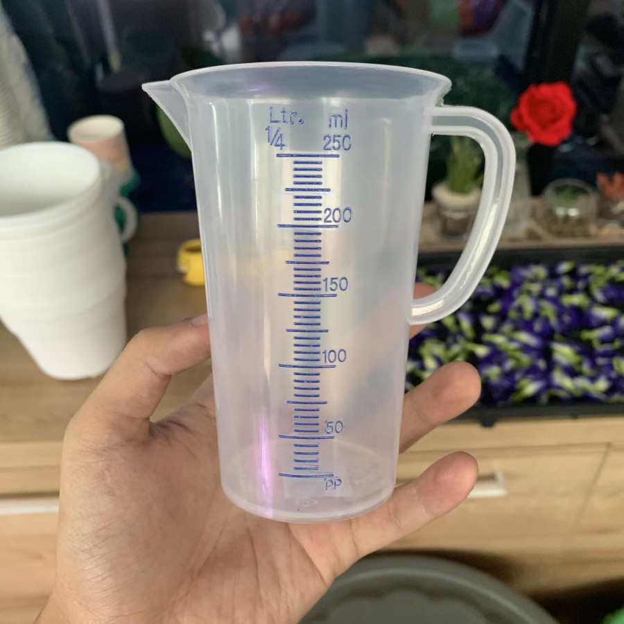 Jual Gelas Ukur Plastik 2 Liter 2Liter / Takar 2000mL 2000 mL(Bisa Tumpuk Antar Gelas) 250 350 ...