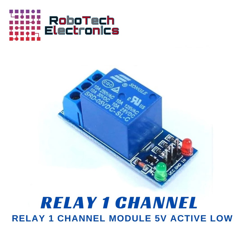 Jual MODUL RELAY 1 CHANNEL 5V (Arduino) | Shopee Indonesia