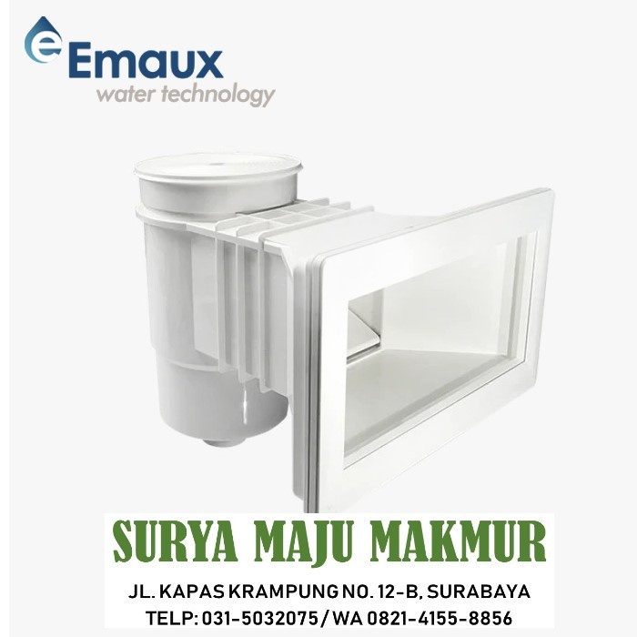 Jual 9.5L Wide Mouth Wall Skimmer Box Fitting Kolam Renang Emaux EM0020 ...