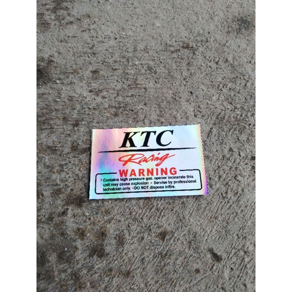 Jual STIKER KTC RACING SHOCKBREAKER HOLOGRAM | Shopee Indonesia
