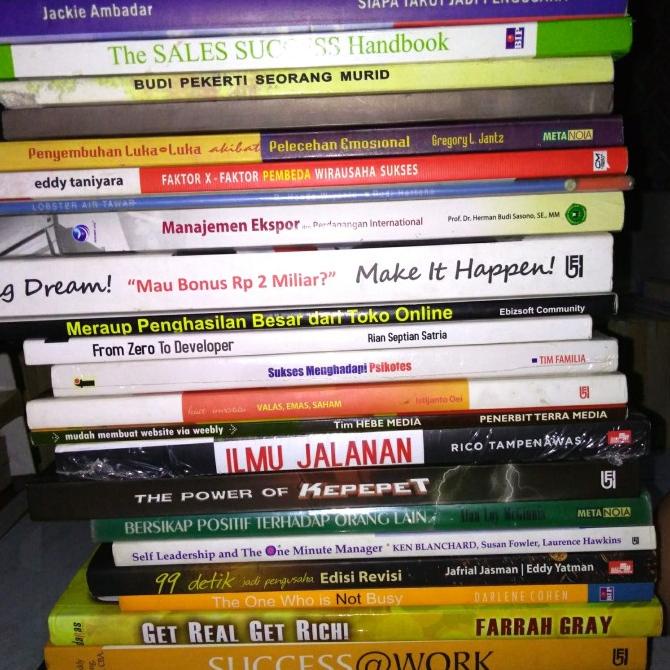 Jual Paket buku motivasi karir bisnis pengembangan diri | Shopee Indonesia