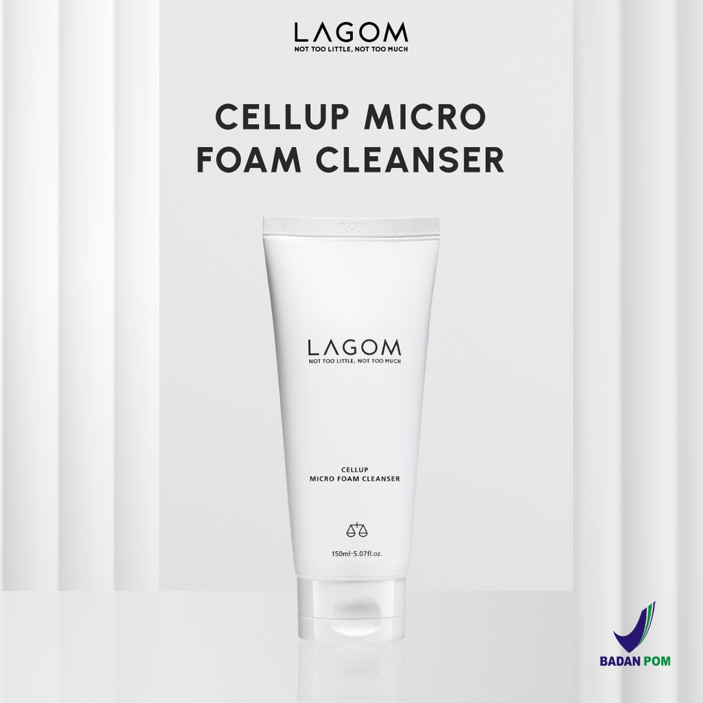 Jual LAGOM Cellup Micro Foam Cleanser 150ml | Shopee Indonesia