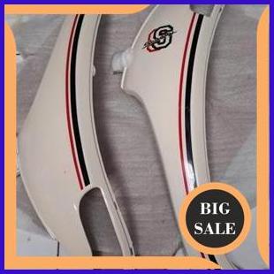 Jual limited stock sayap honda scoopy fi cream lis sepasang 140ZZ3 ...