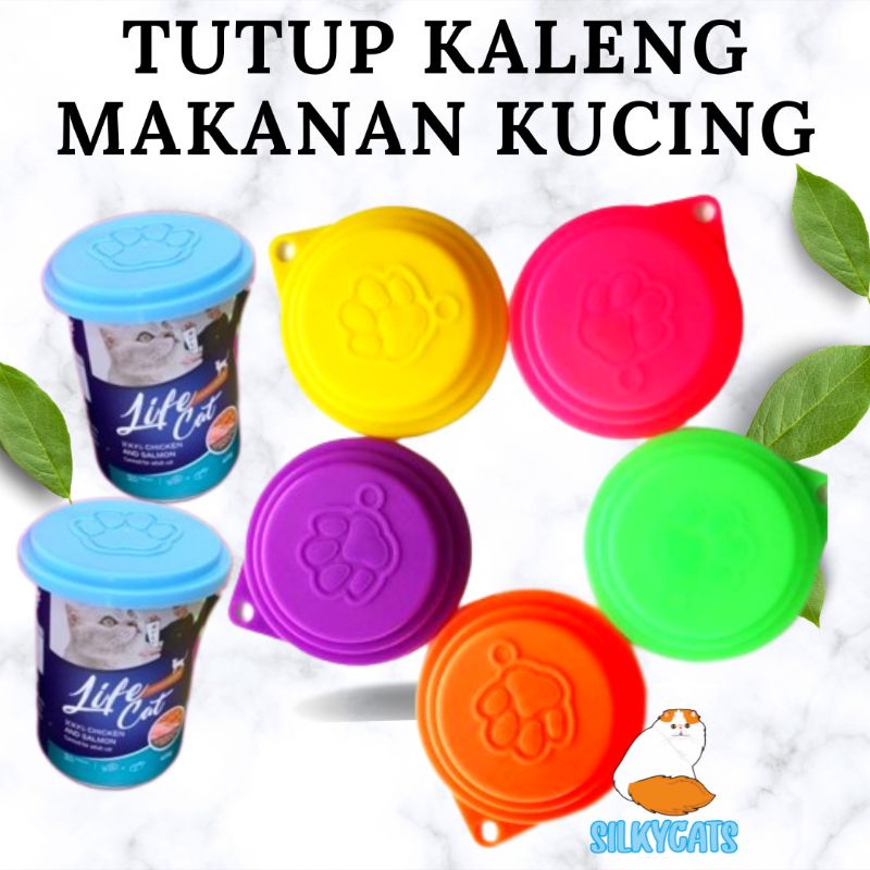 Jual Tutup kaleng makanan basah kucing , cocok untuk kaleng lifecat ...