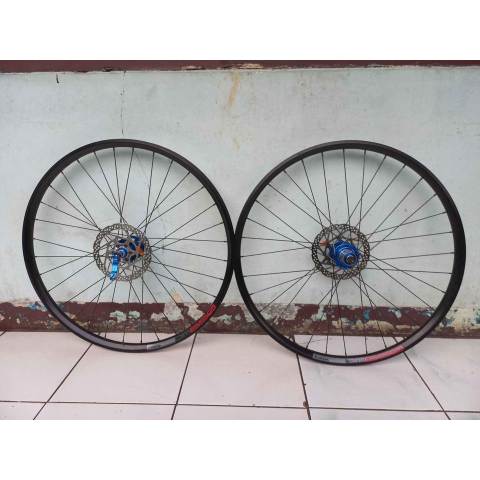 Jual Wheelset ring 27.5 rims Araya om650 Hfh Raze bearing Jangkril ...