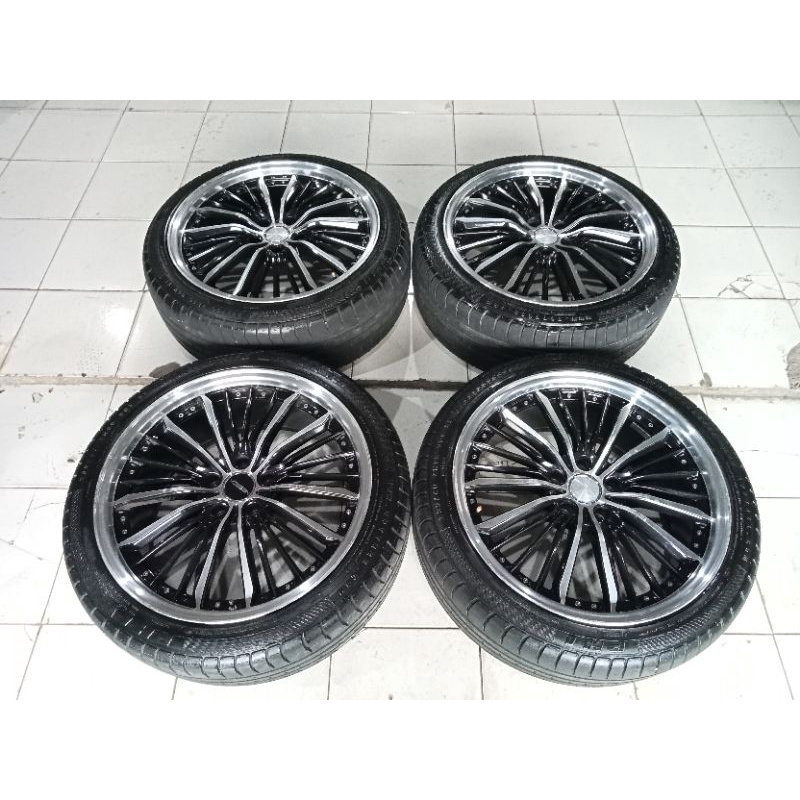 Jual velg copotan Racing HSR QUAREX ring 19+ban 235 40 19 lebar 8,5 et 45 pcd 5x114 | Shopee ...