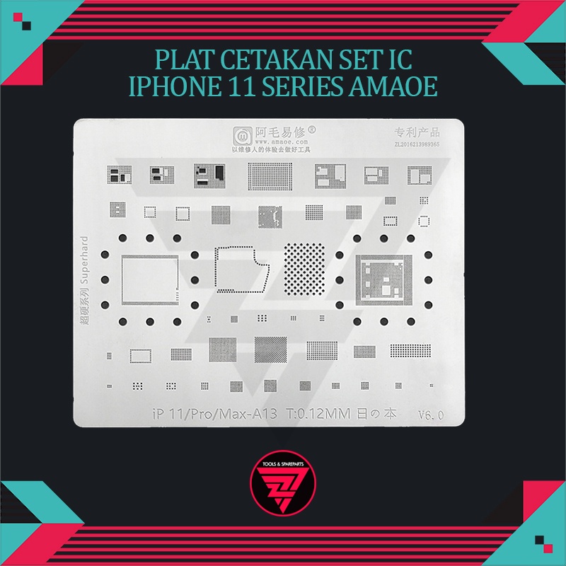 Jual Plat Cetakan 11/11Pro/11Pro Max Amaoe / Cetakan IC 11/11Pro/11Pro Max amaoe / Plat Cetak ...