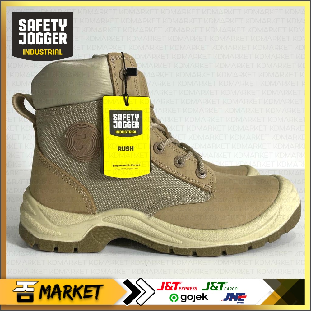 Jual Sepatu Safety Jogger Model RUSH SAND S3 Resleting Toecap Steel ...