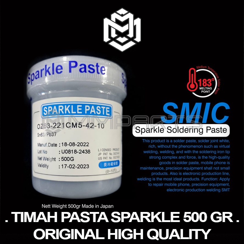 Jual Timah Pasta Sprkle Oz White 500GR ORIGINAL / Timah Pasta Sparkle ...