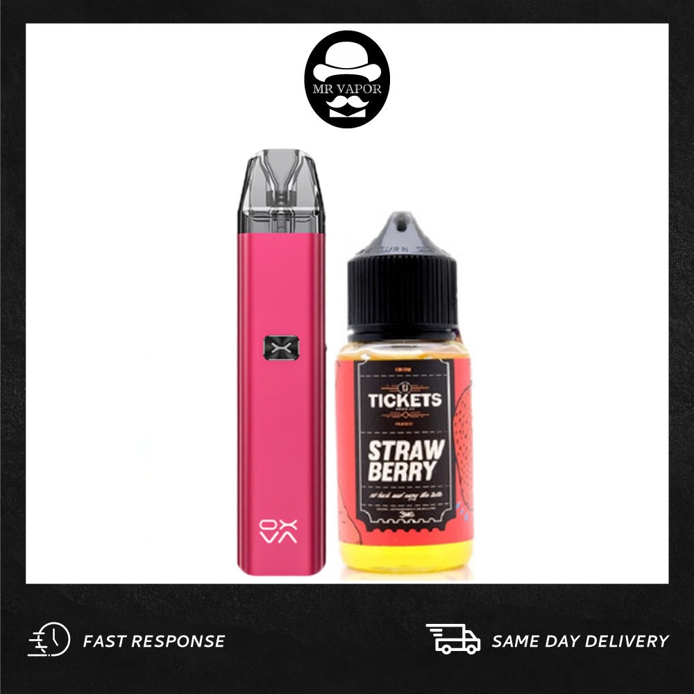 Jual Oxva Xlim C + Liquid Tickets Strawberry 60ml | Shopee Indonesia