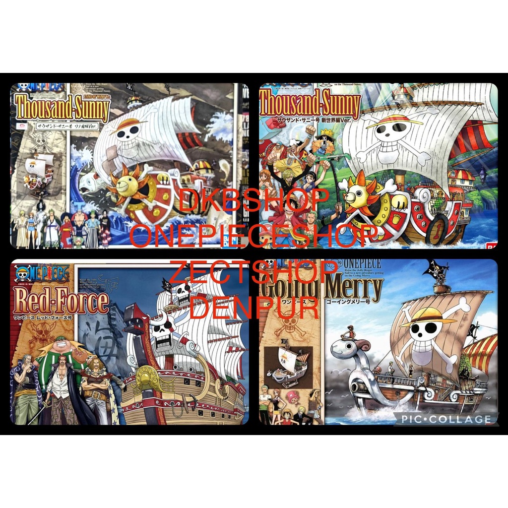 Jual Kapal Thousand Sunny 25cm Kapal Going Merry Kapal One Piece ORI ...