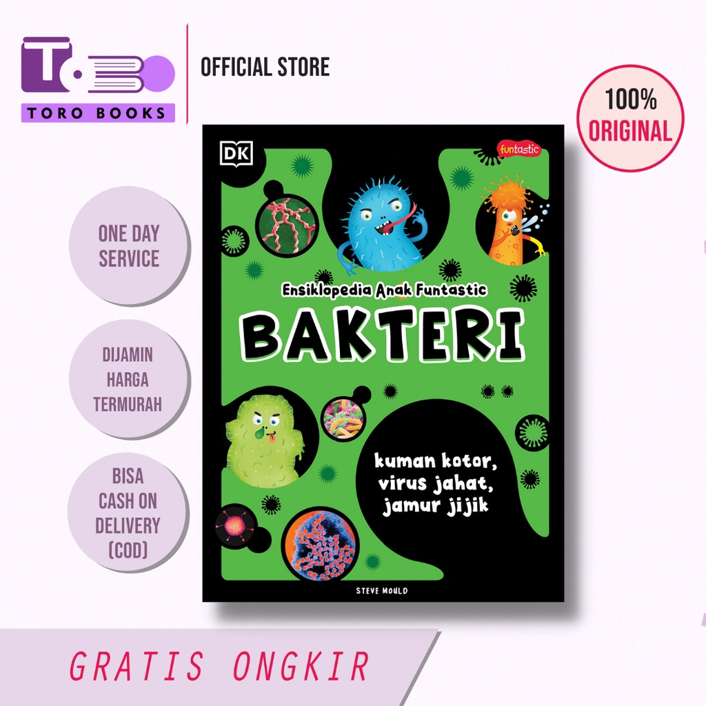 Jual Seri Ensiklopedia Anak Funtastic ( The Bacteria Book ) | Shopee Indonesia