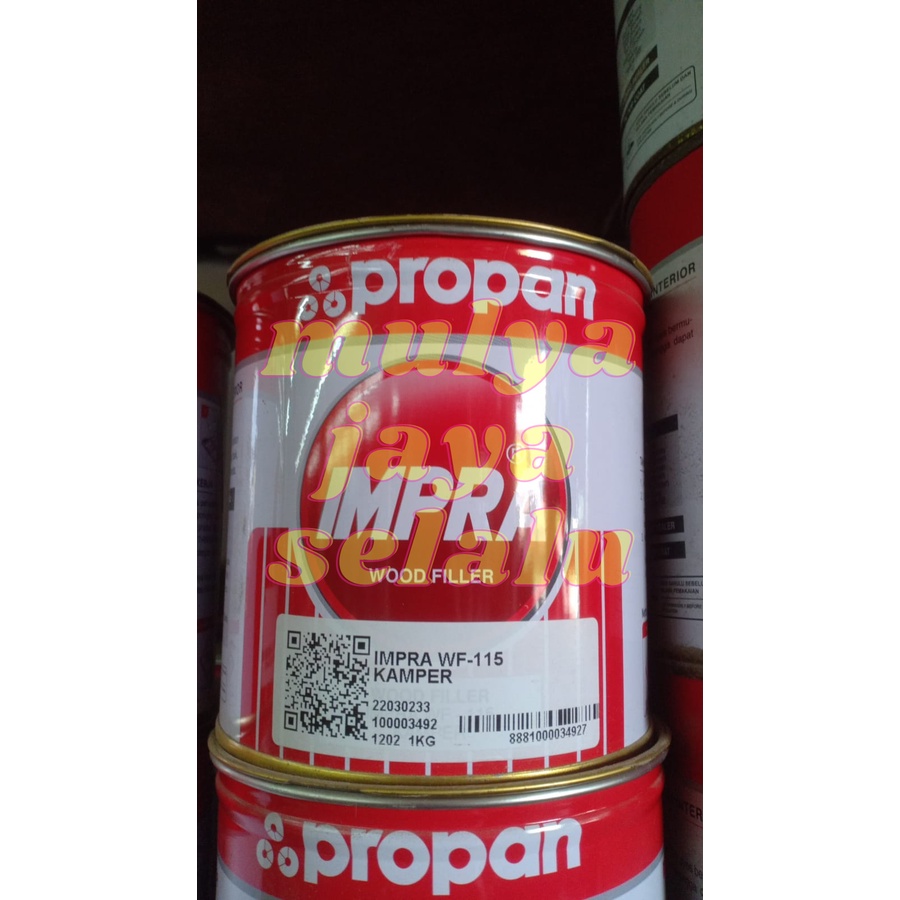 Jual DEMPUL KAYU IMPRA WOOD FILLER PROPAN KAMPER - WF115 (1kg) | Shopee ...