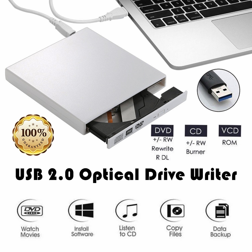 Jual Drive External DVD CD Player Multifungsi Slim Portable Optical ...