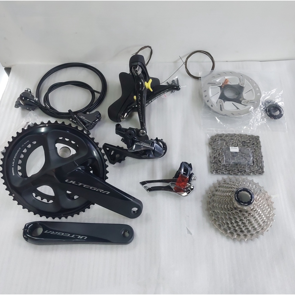 Jual Groupset Shimano Ultegra 2x11 Speed R8020 Hydraulic Disc Brake ...
