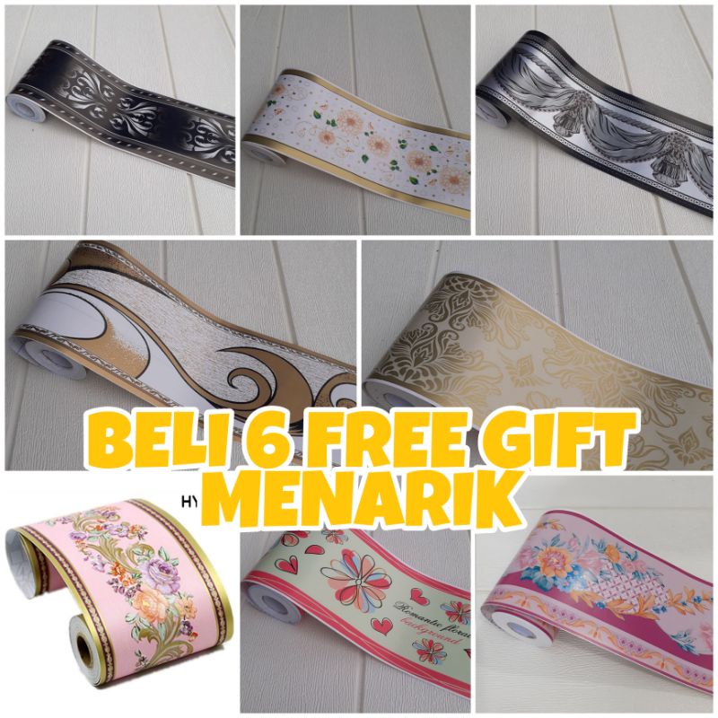 Jual List Wallpaper Dinding Border List Wallpaper Walpaper List Dinding ...