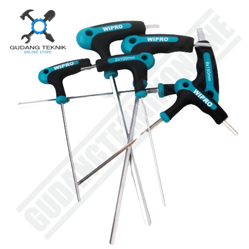 Jual Kunci L Model T Ukuran 2 mm 2.5 mm 3 mm 4 mm 5 mm 6 mm WIPRO / T ...
