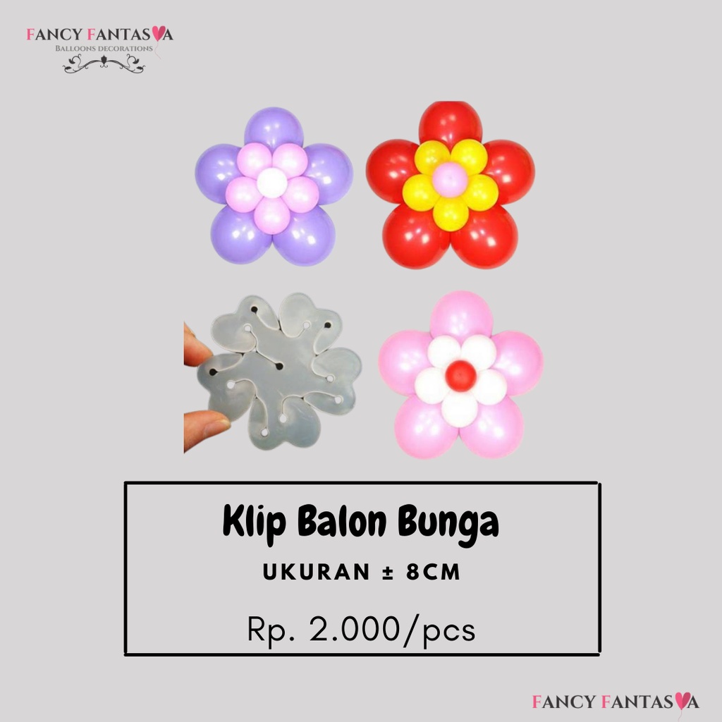 Jual Klip Balon Bunga (Hias Balon) | Shopee Indonesia