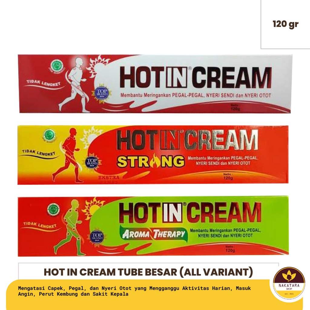 Jual HOT IN CREAM TUBE UKURAN 120 GRAM (BESAR) | Shopee Indonesia