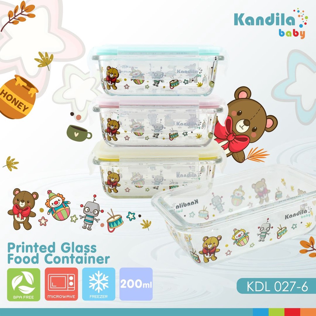 Jual Kandila Baby Wadah MPASI Glass Food Container ll KDL 027-9 KDL 027-8 KDL 027-7 KDL 027-6 ...
