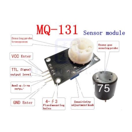 Jual #####] MQ-131 Ozon Gas Sensor Module | Shopee Indonesia