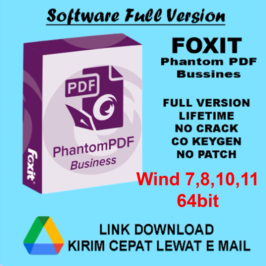 Jual Foxit Phantom Bussines 11 // PDF Editor - Windows 7,8,10,11 ...