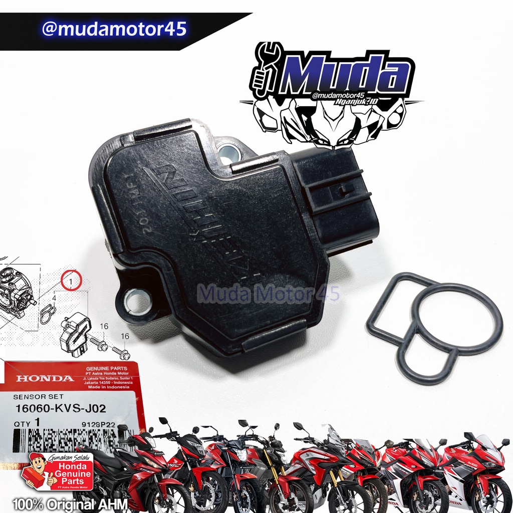 Jual SENSOR TP THROTTLE BODY POSITION CBR150R K45 G CB150R CB150X LED FACELIFT 16060-KVS-J02-K56 ...